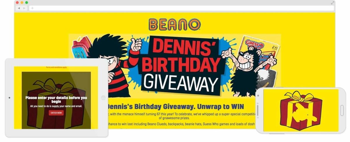The Beano Dennis’ Birthday Giveaway - BeeLiked