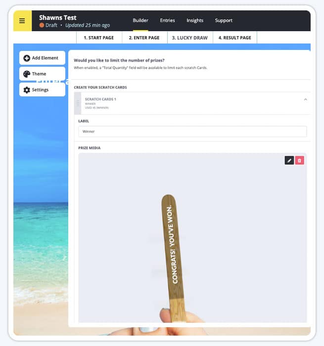 Digital Scratch Off Card - BeeLiked